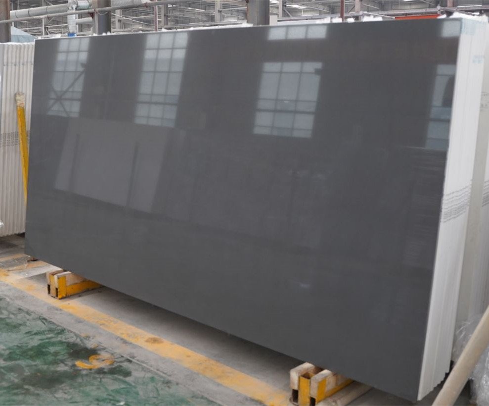Quartz Stone Pure Dark Grey ES1003 - Horizon Quartz